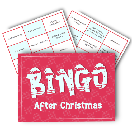 Bingo - After Christmas Twofold EFL